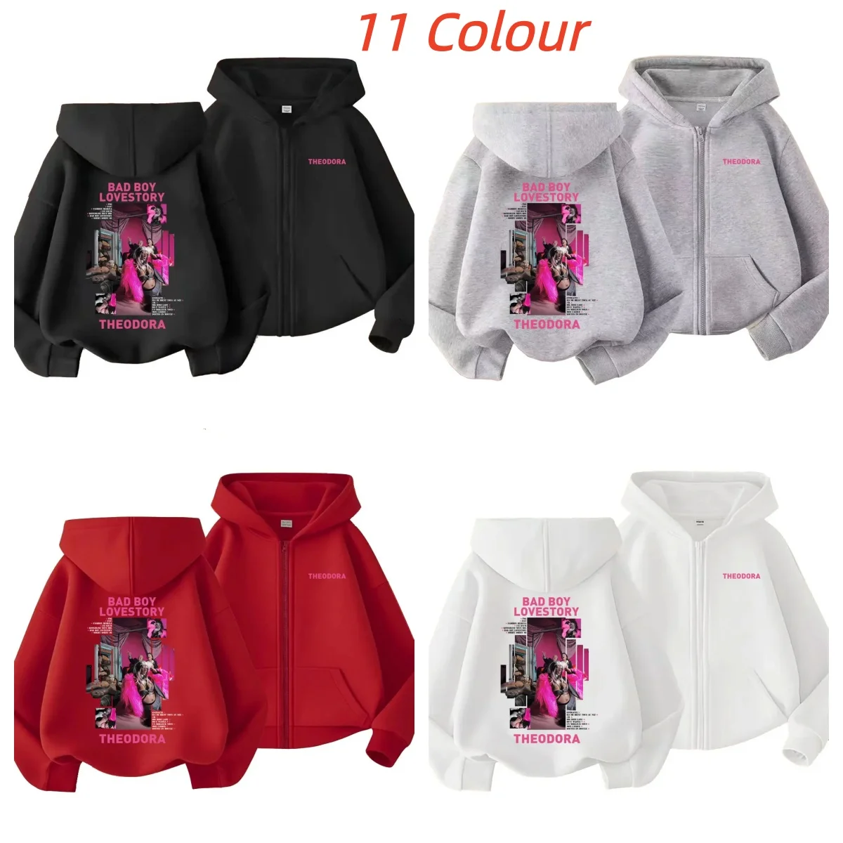 Rapper Theodora Mega Bbl Bad Boy Lovestory Zipper Hoodie Men Women ...