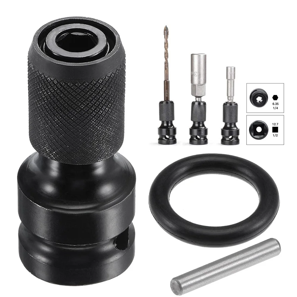 1PC-1-2-Inch-Square-Drive-To-1-4-Inch-Hex-Socket-Adapter-Converter ...