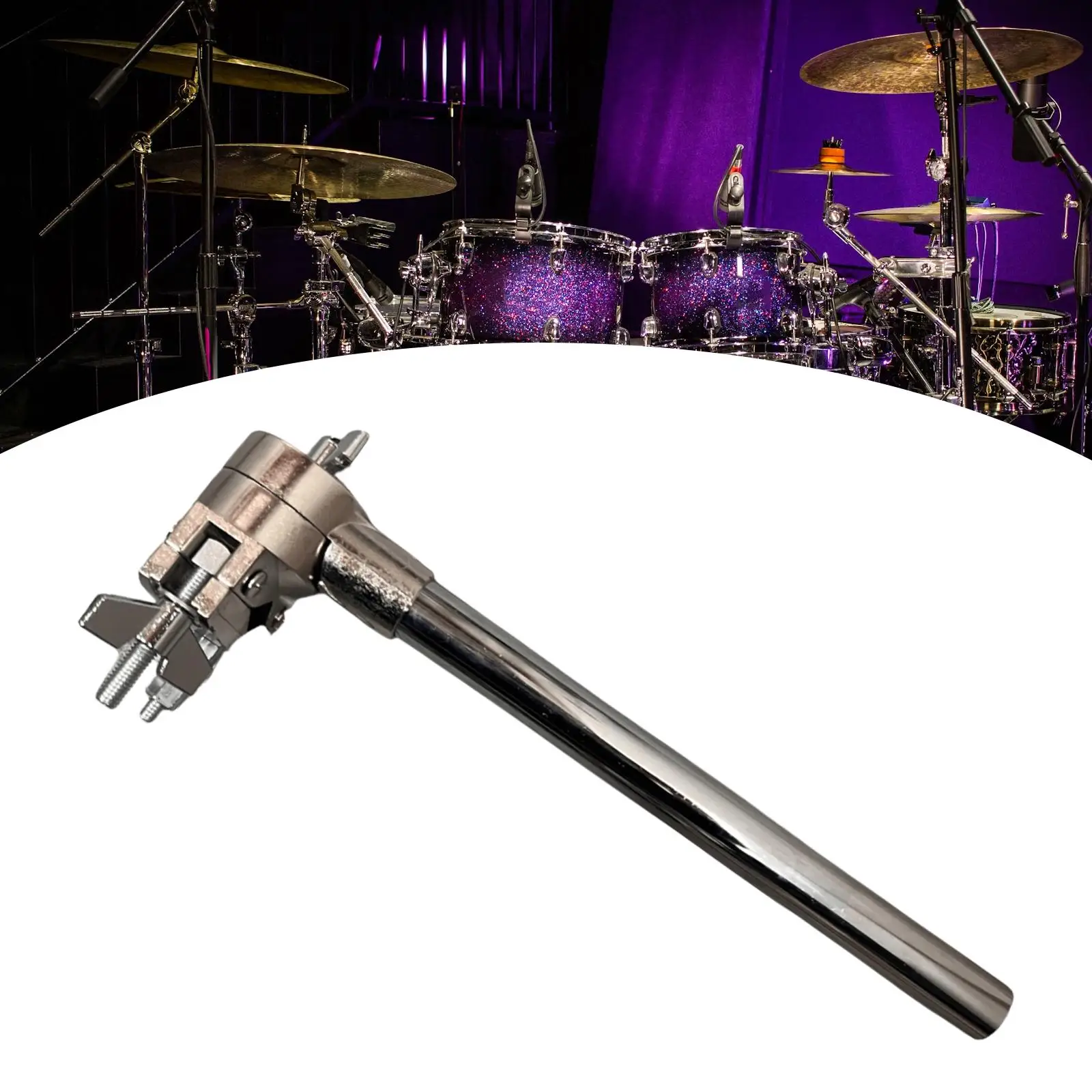 Drum-Clamp-Single-L-Rod-Drum-Parts-Drum-Set-Accessories-Durable ...