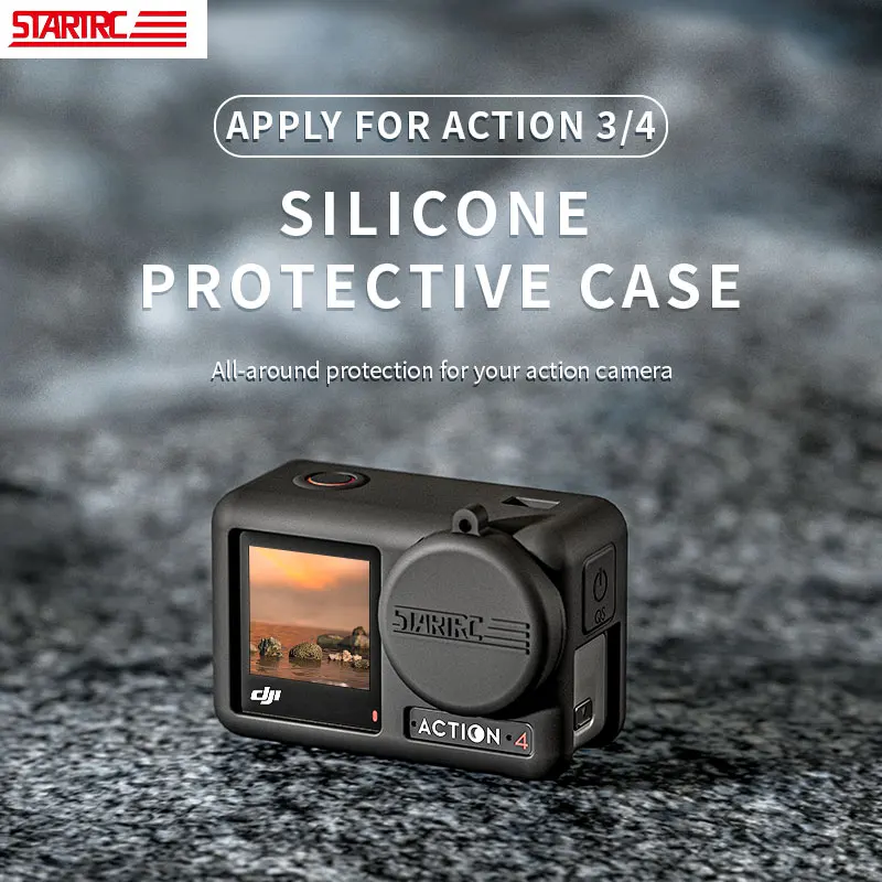 Silicone Case Sports Action Camera Accessory Protective Cover With Hand ...