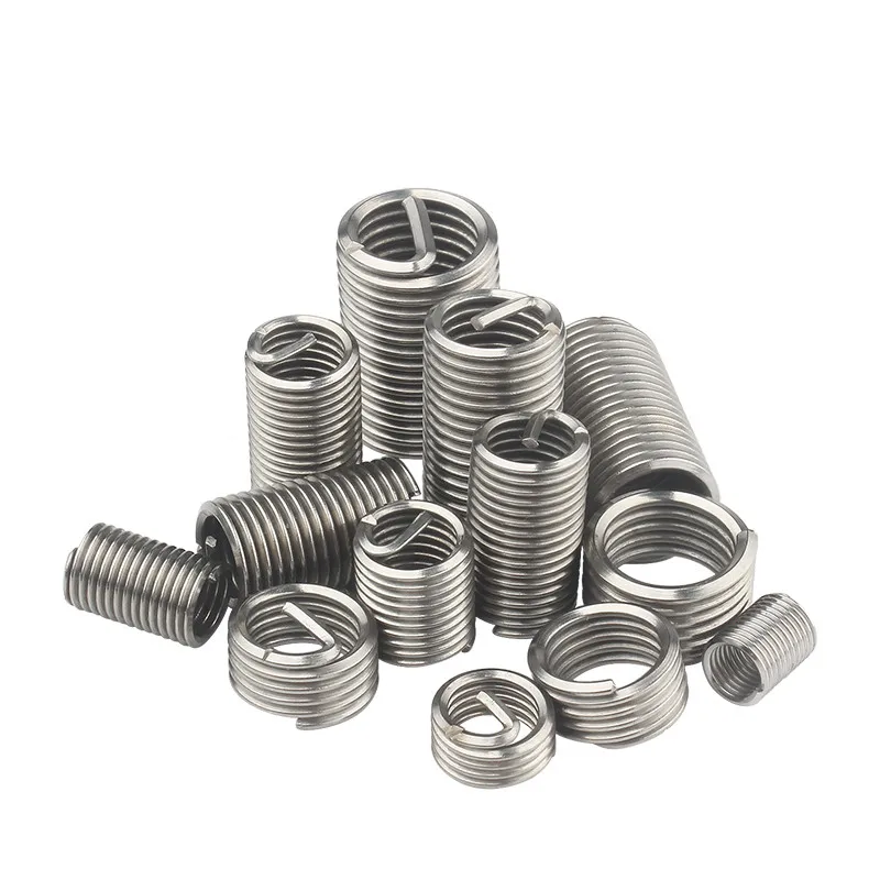 10-50pcs M3 M4 M5 M6 M8 M10 Stainless Steel Screw Coiled Wire Helical ...