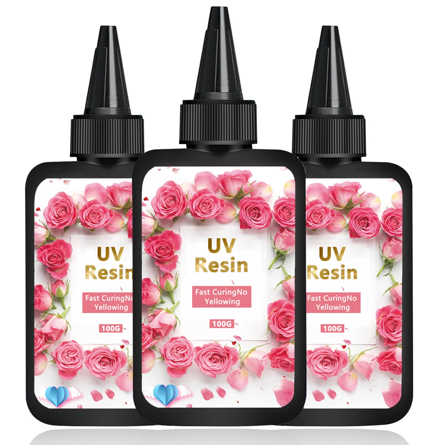 UV-Harz-Hart-kleber-kristall-klar-ultraviolett-h-rtend-DIY-Epoxidharz-Silikon-form-UV-Kleber ...