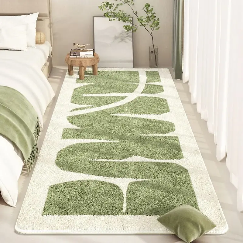 Fluffy-Rectangular-Bedroom-Carpet-Soft-Bedside-Carpet-Non-slip-Bedroom ...