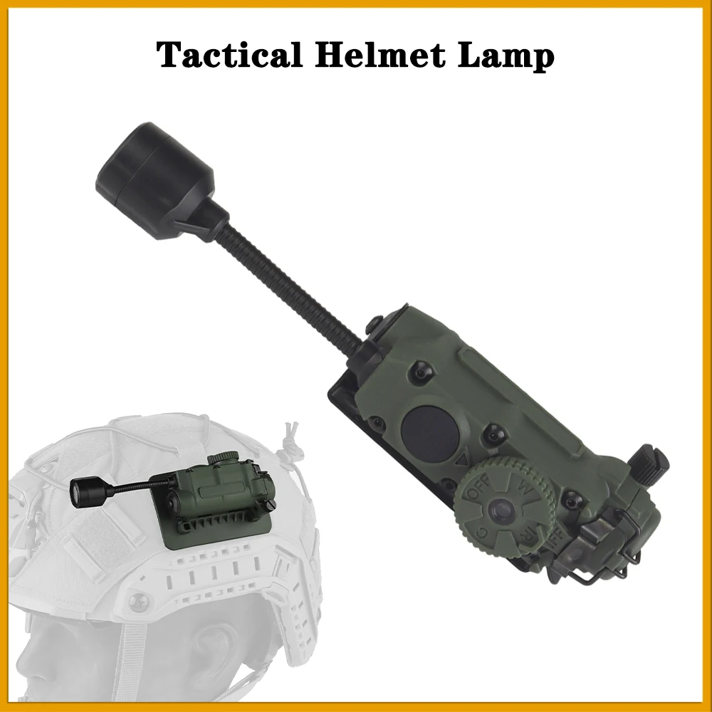 Tactical Helmet Lighting Lamp White Flashlight、IR And Red/Blue/Green ...