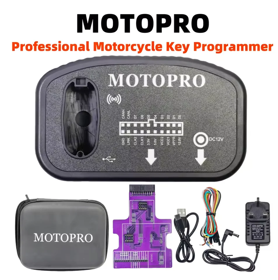 MOTOPRO Motorcycle Key Programmer - Professional Chip Reading and ...
