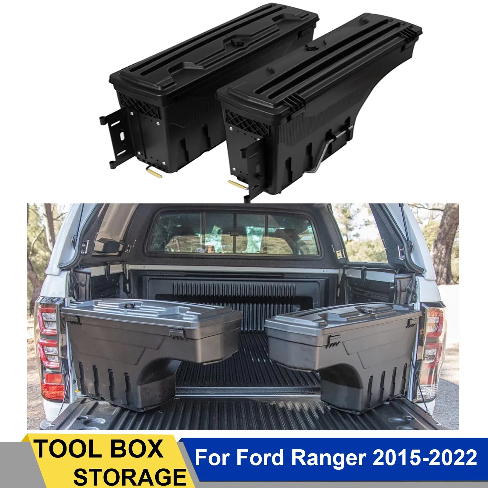 Tool Box Storage Tailgate Swing Case Storage For Ford Ranger Raptor ...