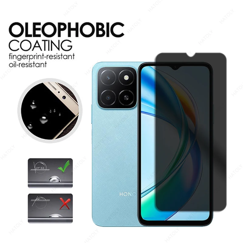 Privacy Screen Protector For Honor X5b Plus Anti Glare Glass For Honor ...