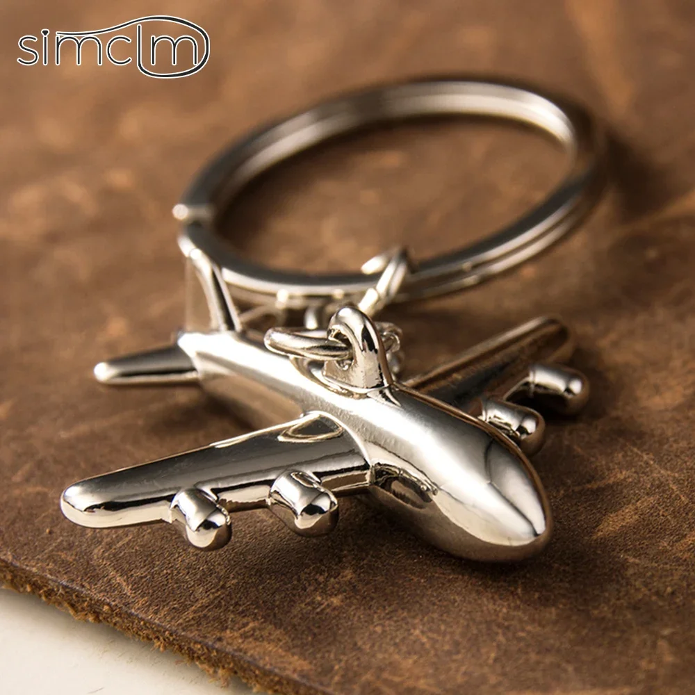Airplane-Keychain-Pendant-Mova-Globe-Key-Ring-Gift-Small-Cut-Mini ...