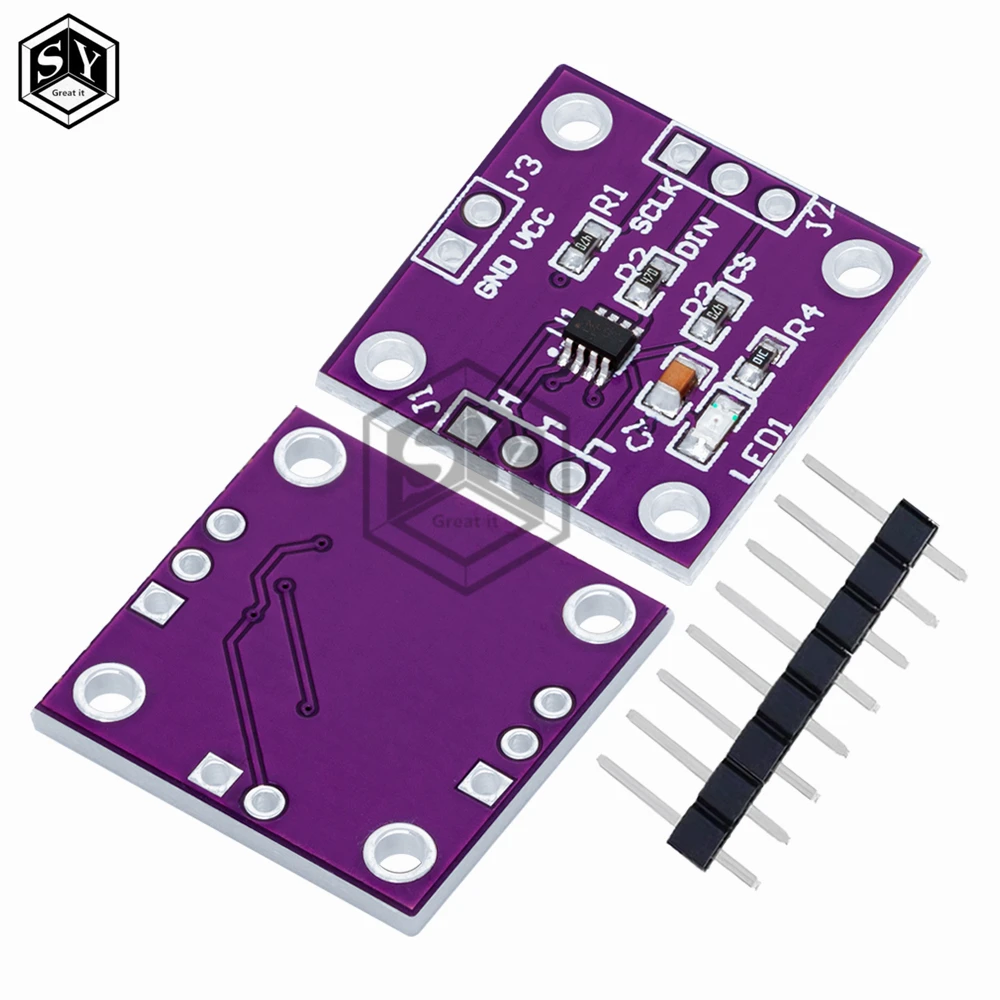 2.7V-5.5V TPL0501 Digital Potentiometer Module 100K Adjustable SPI Port ...