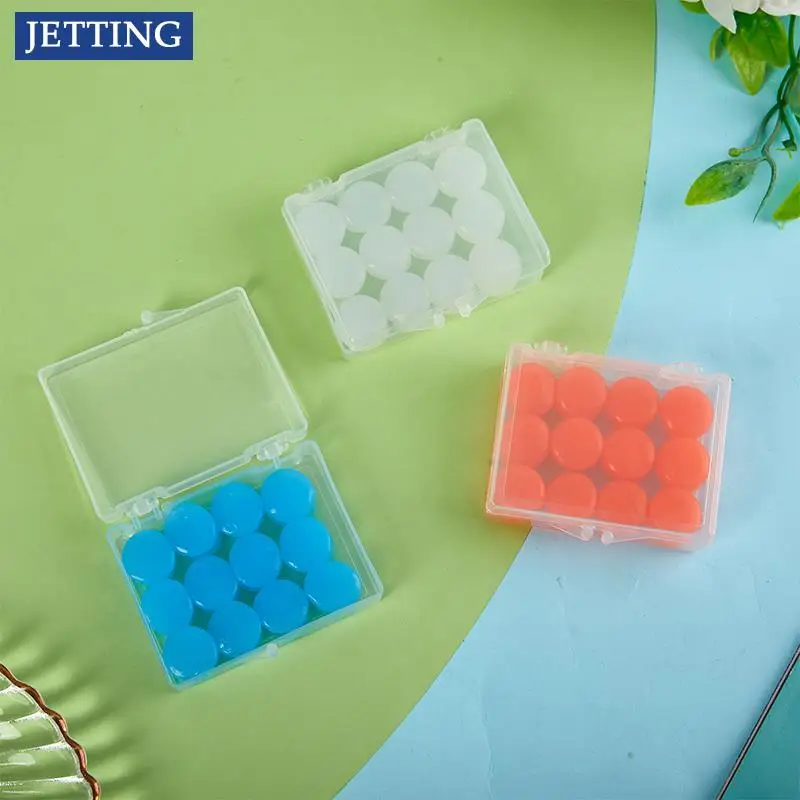 12PC-Ear-Plug-Reusable-Silicone-Wax-Earplugs-Swimming-Moldable-Earplugs ...