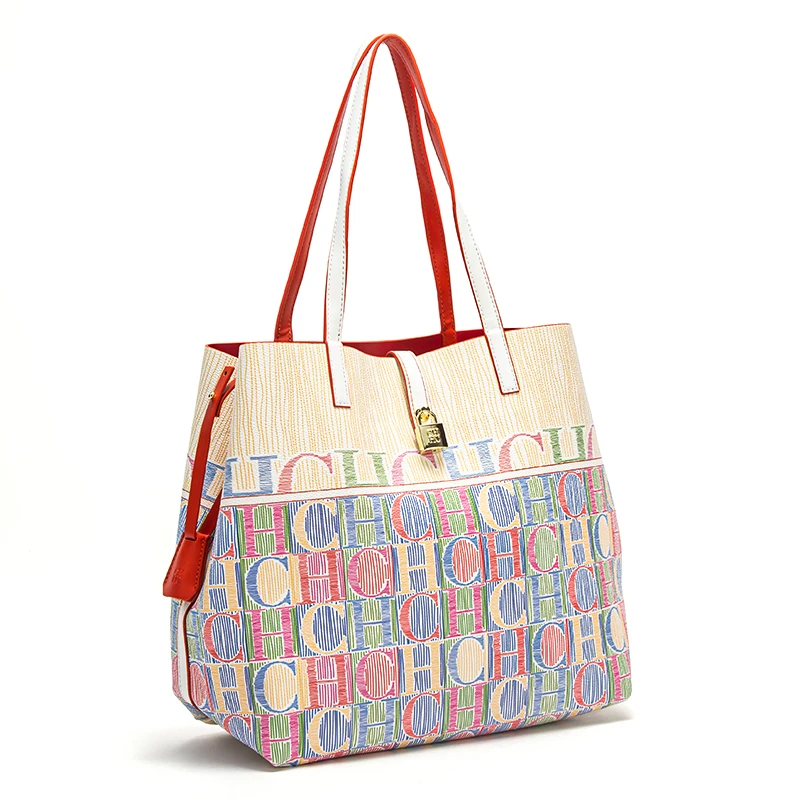 CHCH-Ladies-Large-Capacity-Handbag-Simple-Fashion-Printing-Business ...