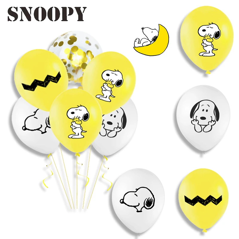 Snoopy-Party-Balloons-Kids-Boys-Birthday-Girl-Cartoon-Decorations ...