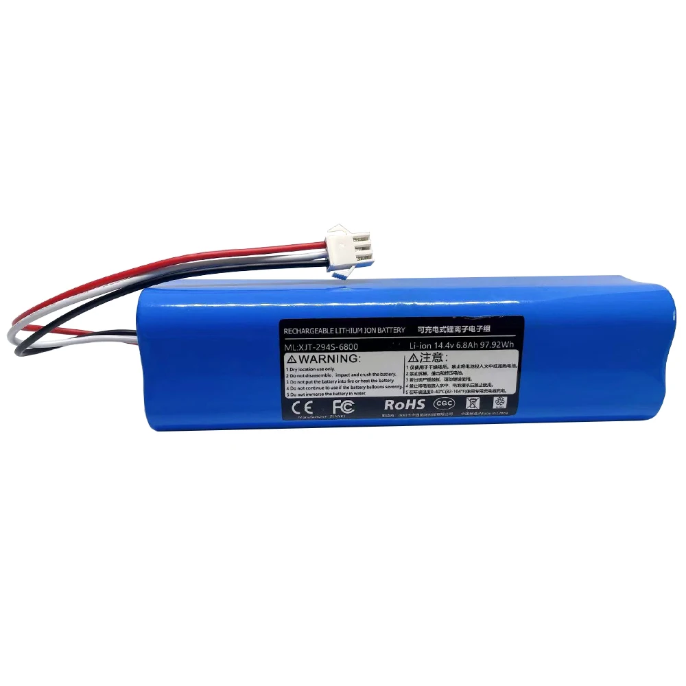 6800mAh-Batterie Li-ion Rechargeable R1 Originale Pour Robot Aspirateur ...