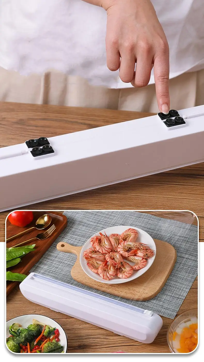 Electric plastic wrap dispenser store