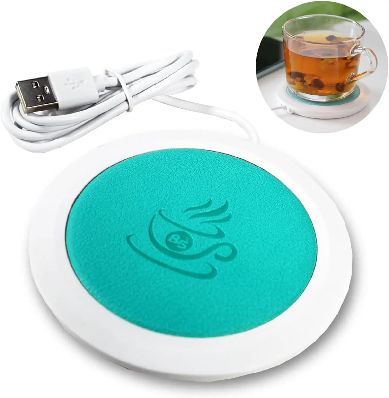 USB Coffee Mug Heater Milk Tea Water Cup Warmer Constant Temperature ...