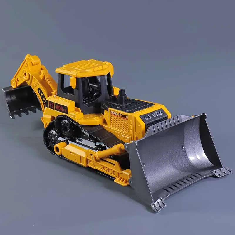 Hot-sale-1-50-plastic-engineering-bulldozer-model-children-s-excavator ...