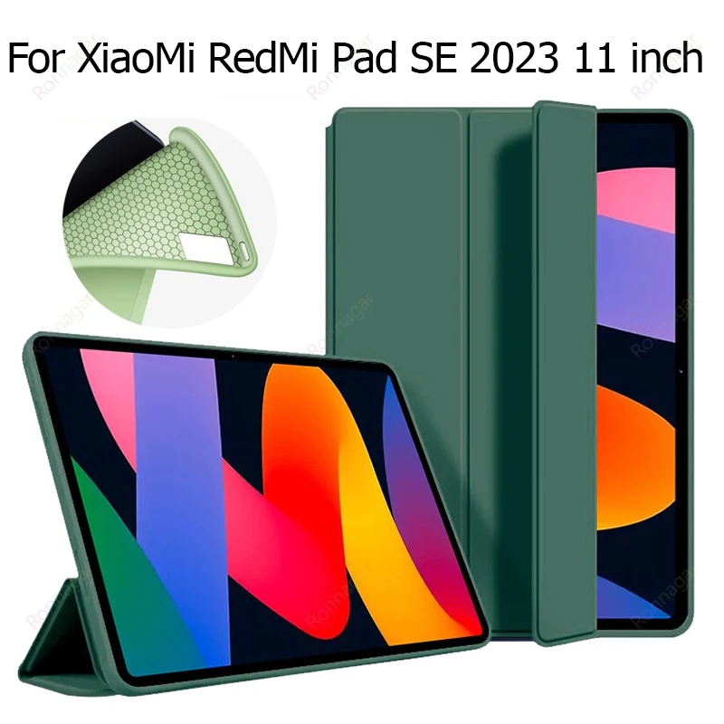 tuis-pour-tablettes-trois-volets-pour-Xiaomi-Redmi-Pad-SE-11-2023 ...