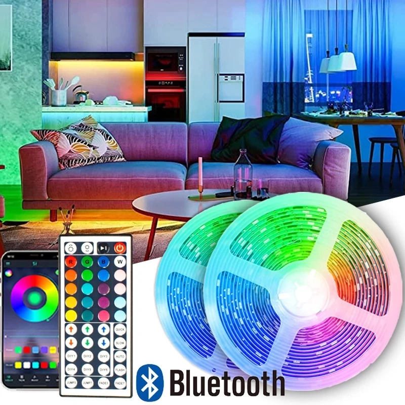 USB LED 스트립 조명, 실내 RGB LED 테이프 5050, 5V 유연한 램프 테이프, 리본 크리스마스 조명 장식, 홈 ...