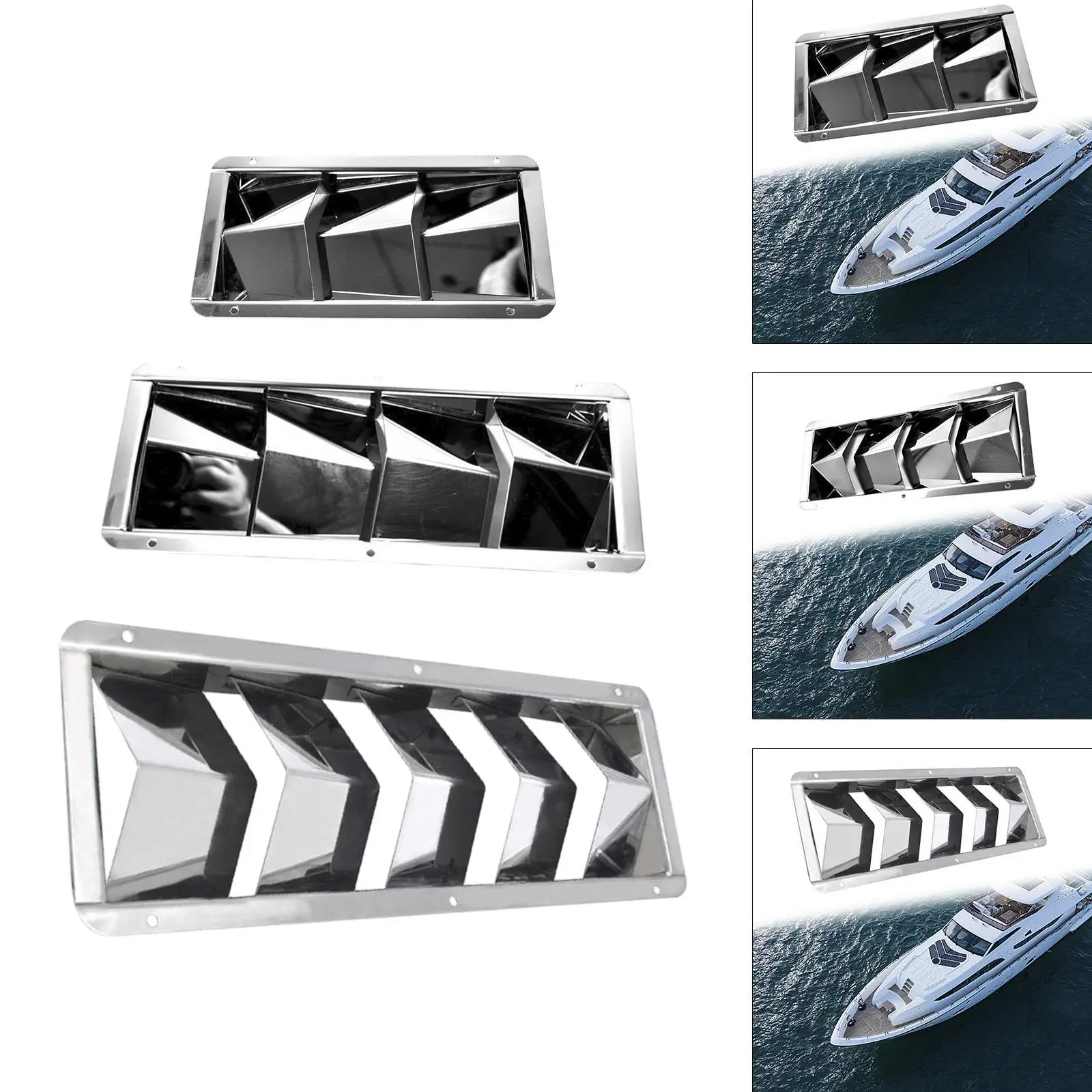 Stainless Steel Louvered Air Vent High Strength Hull Vent Grill ...