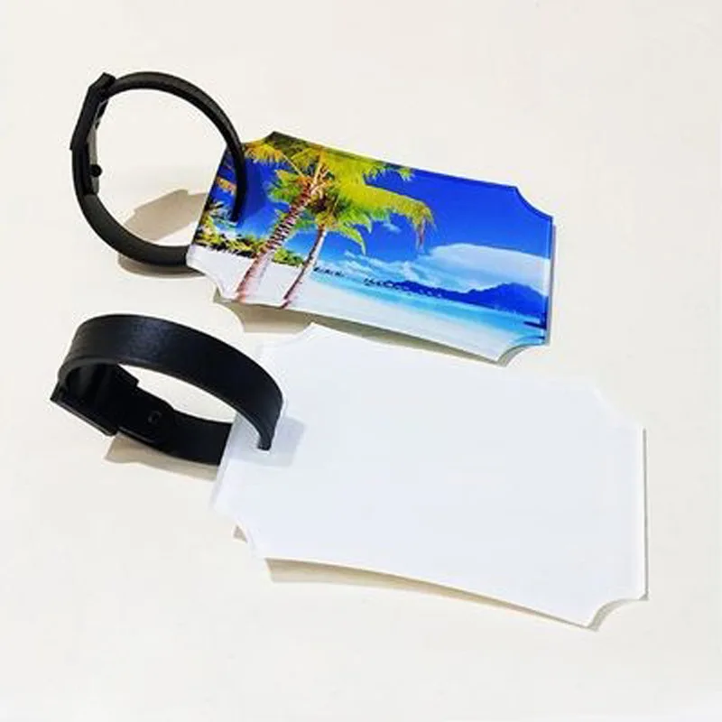 Sublimation-Blank-Acrylic-Suitcase-Tags-Double-SideTravel-Accessories ...