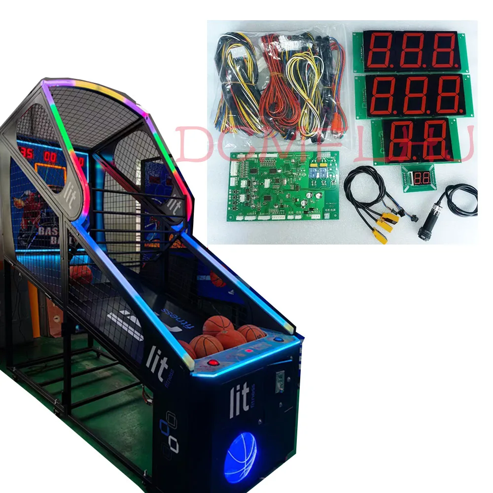 Coin-Operated-Basketball-Arcade-Game-Machine-kits-Electronic-Street ...