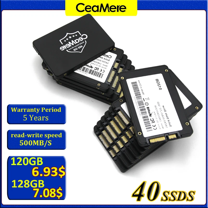 40-Uds-CeaMere-Ssd-personalizado-2-5-pulgadas-1TB-disco-de-estado-s ...