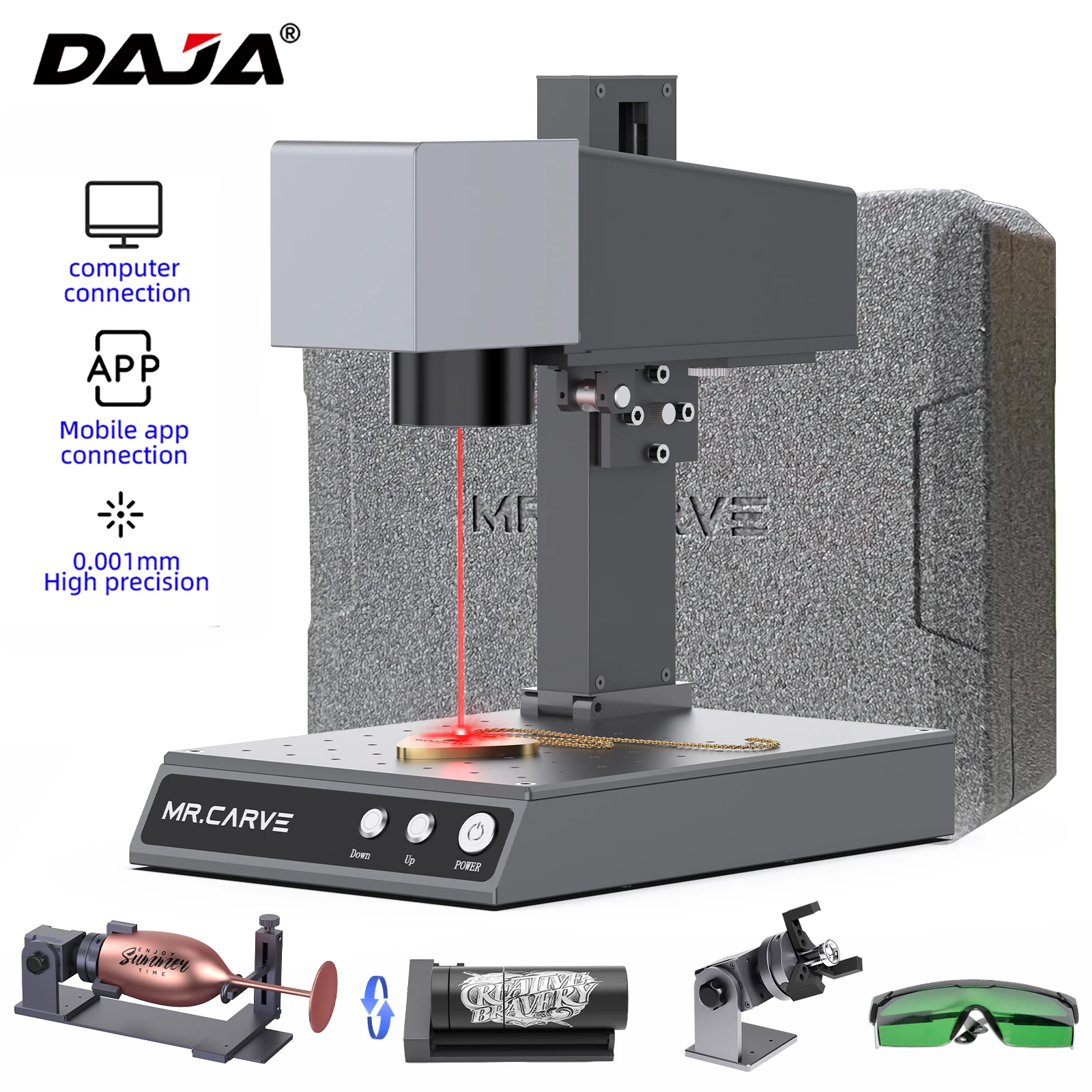 DAJA-M1-Pro-Fiber-Laser-Engraver-Portable-Business-Laser-Marking ...