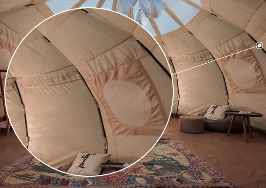 4M 5M 6M tourist outdoor camping luxury yurt canvas cotton Oxford lotus ...