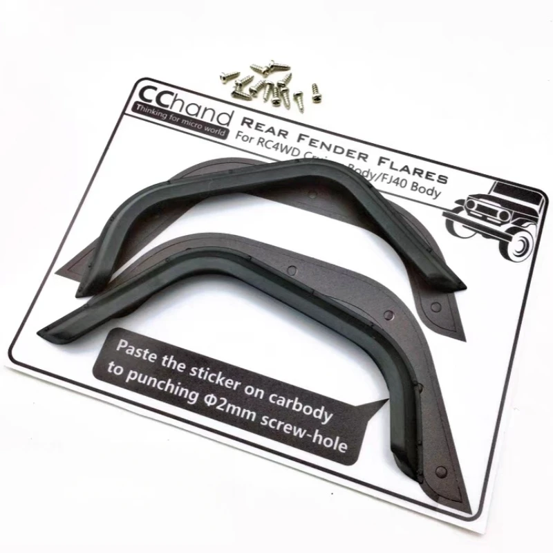 CChand Rear Fender Flares RC4WD 1/10 Gelande II Cruiser/FJ40 Body 1/10 ...