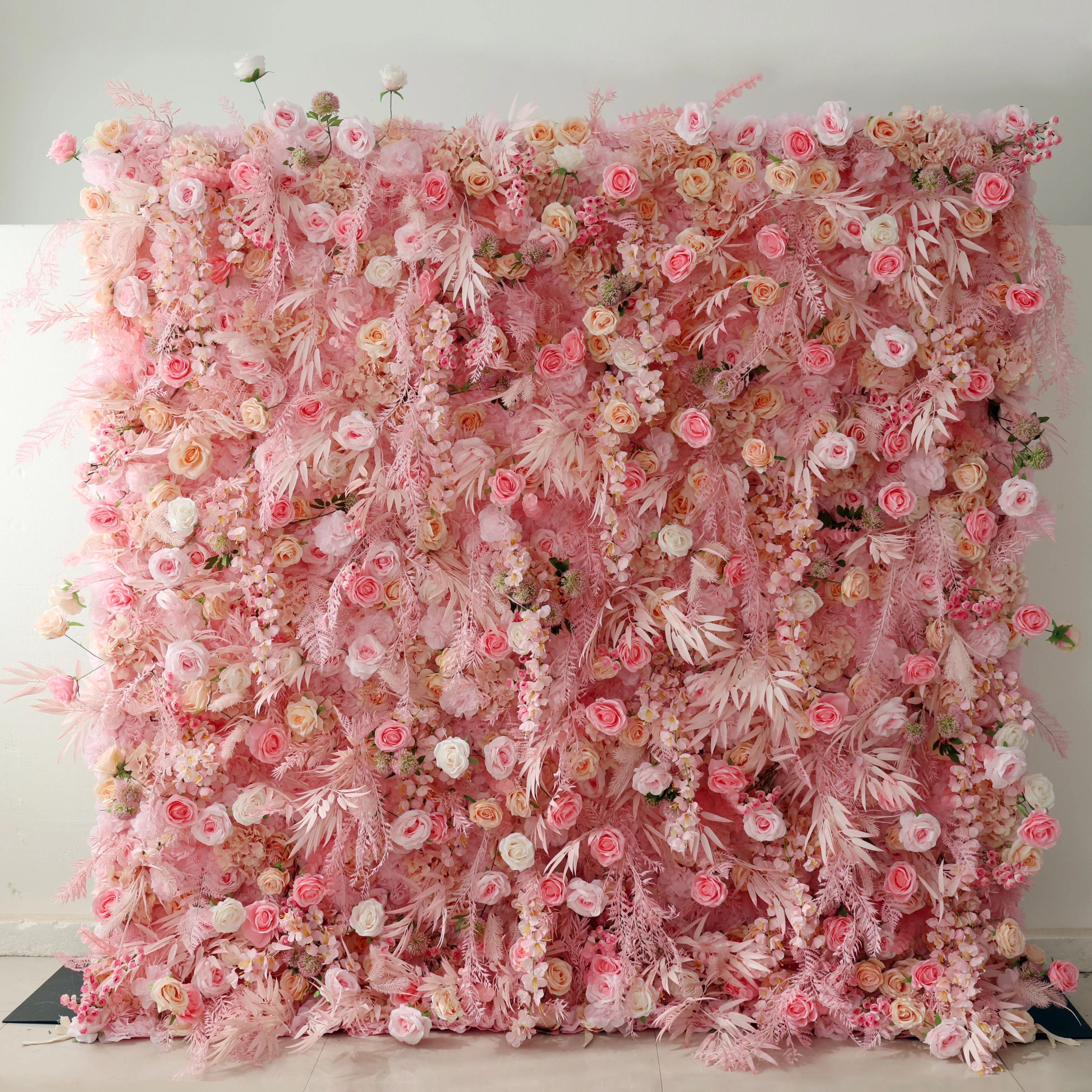 YuLiFlower-5D-High-Quality-Floral-Backdrop-Rose-Flower-Wall-for ...