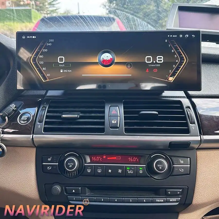 14.9Inch For BMW X5 X6 E70 E71 2007-2013 CIC CCC Android Auto Car Radio ...