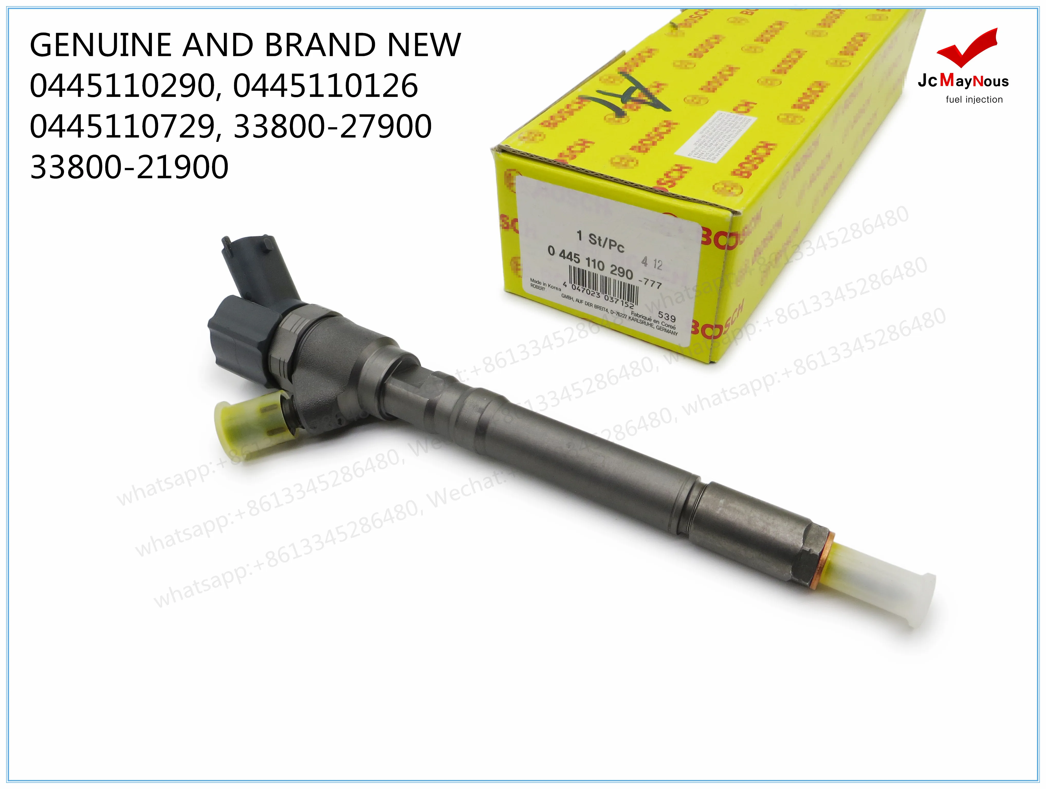 GENUINE AND BRAND NEW DIESEL FUEL INJECTOR 0445110290, 0445110126 ...