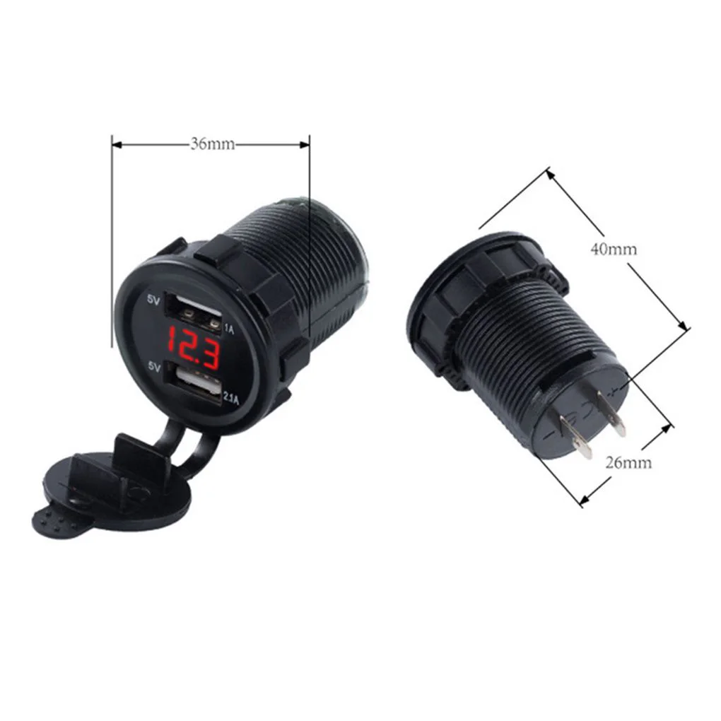 Universal-Dual-USB-Car-Charger-Voltage-Digital-Display-Car-Cigarette ...