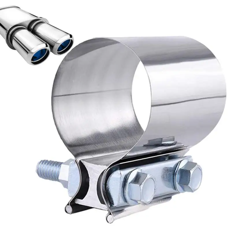Butt-Joint-Band-Clamp-304-Stainless-Steel-Sleeve-Coupler-Exhaust-Band ...