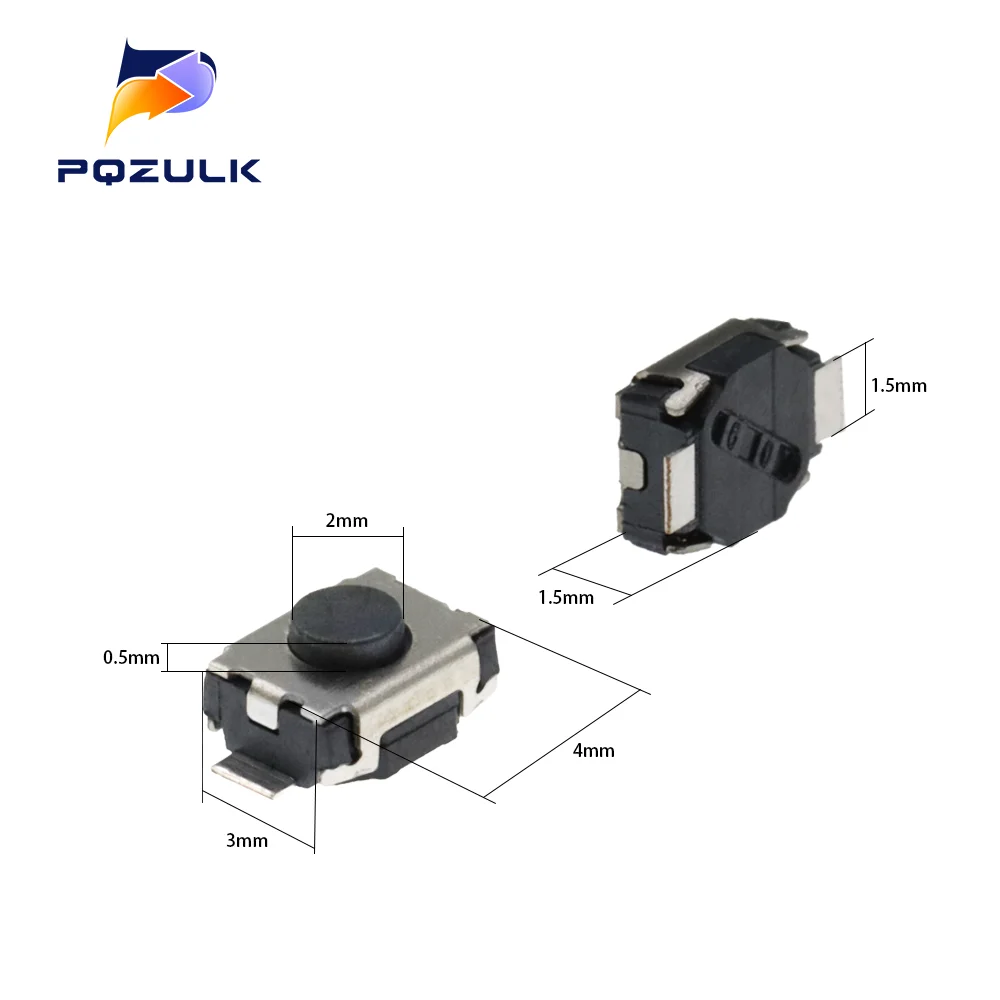 Tactile Push Button Switches 100pcs 3x6x2.5mm - 2-Pin SMD Micro ...