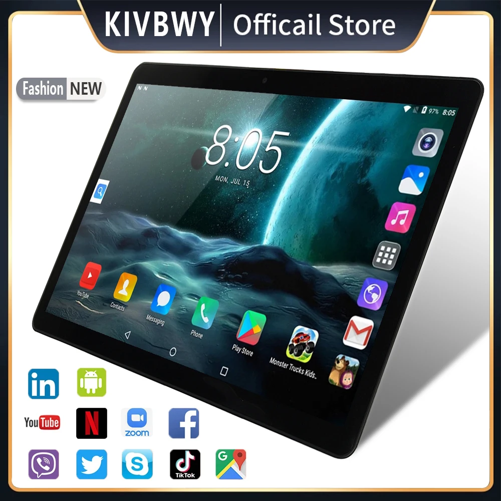 KIVBWY-New-10-1-Inch-Tablets-Octa-Core-6GB-RAM-64GB-ROM-Android-10-0 ...