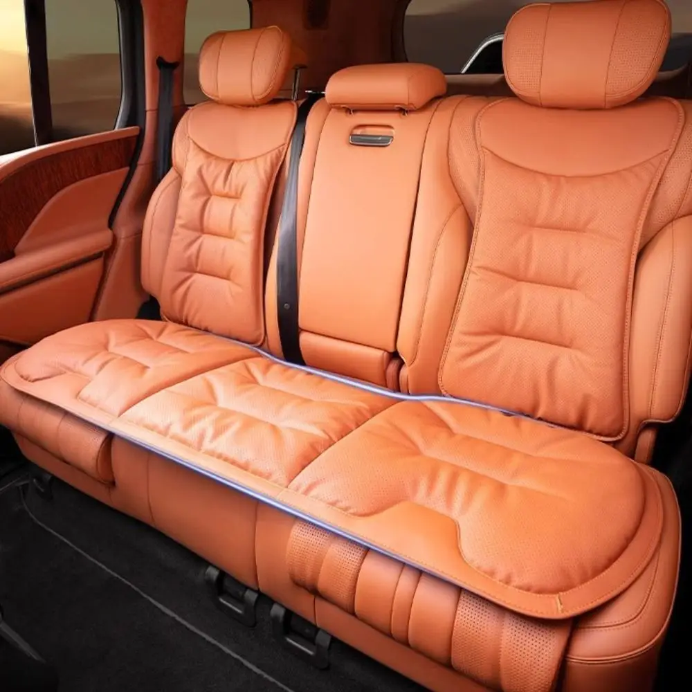 Non-slip Car Leather Cushion Universal Soft Ventilated Four-season ...