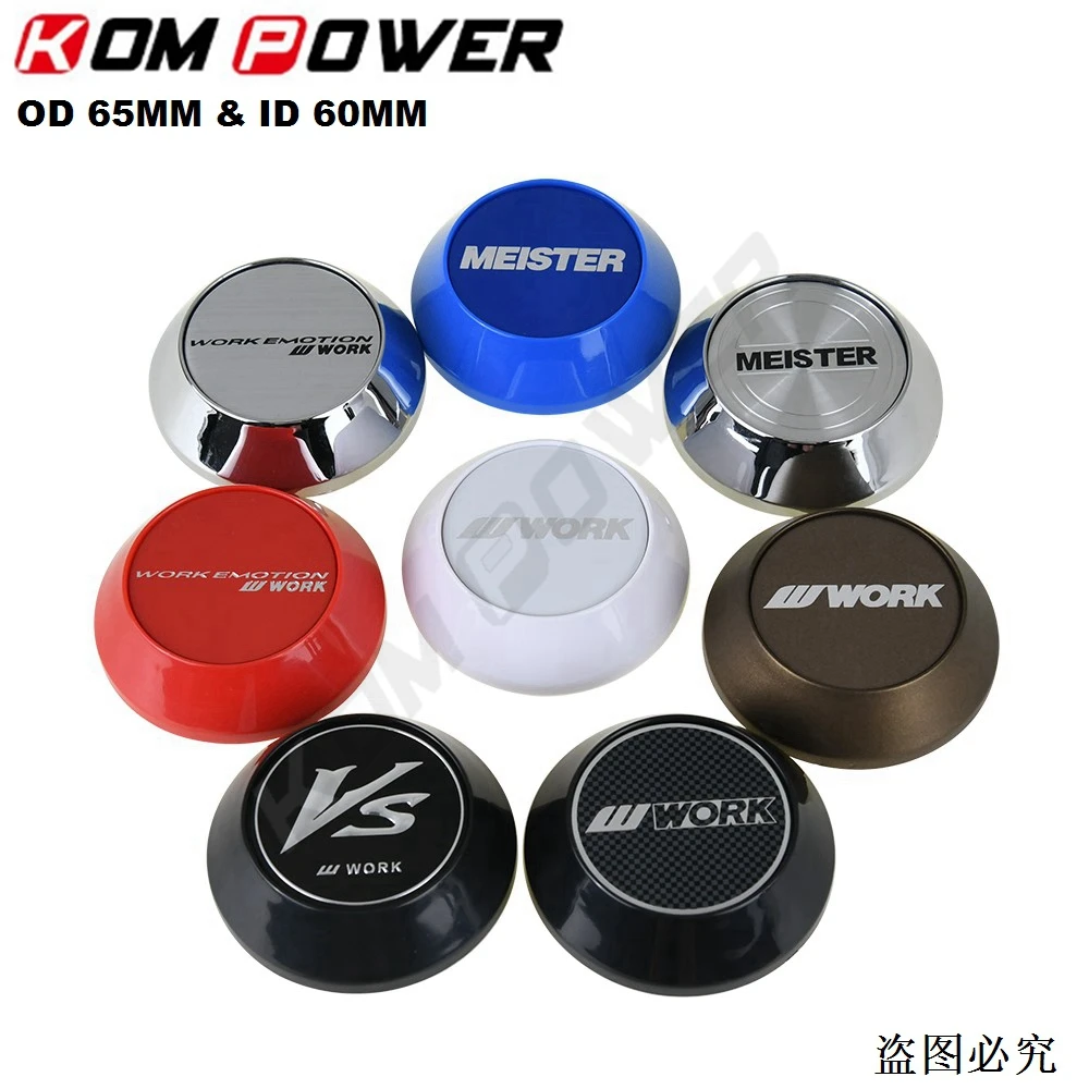 4PCS-65MM-60MM-Rim-Cap-WORK-EMOTION-MEISTER-VS-Sticker-Wheel-Cover-Caps ...