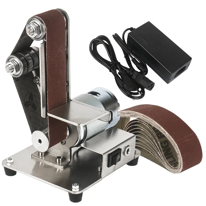 Electric-Belt-Machine-Sander-110-240V-Sanding-Grinding-Polishing ...