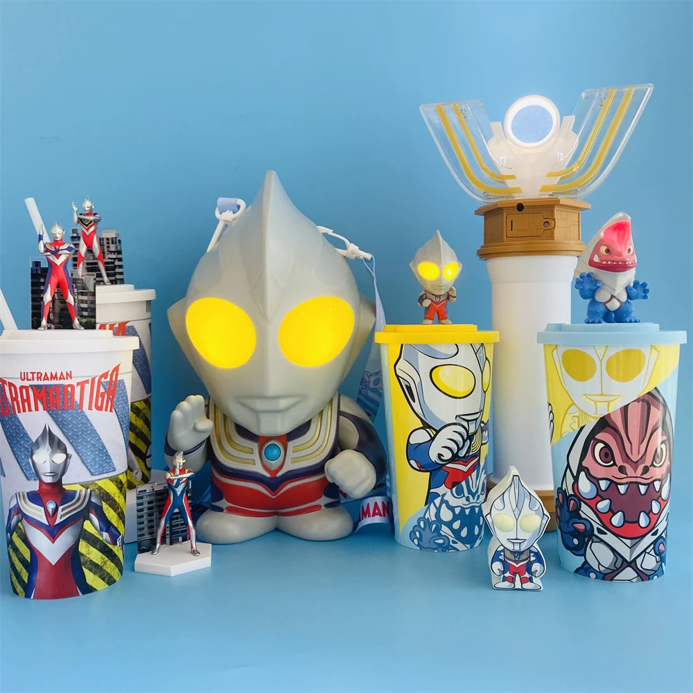 OFFICIAL-Ultraman-Cup-Topper-Cup-Figurine-Tiga-Ultraman-Popcorn-Bucket ...