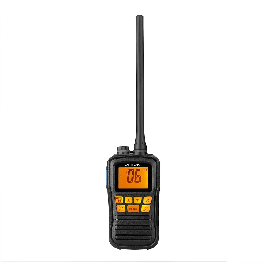 VHF-Marine-Radio-Transceiver-IP67-Waterproof-Handheld-Walkie-Talkie ...