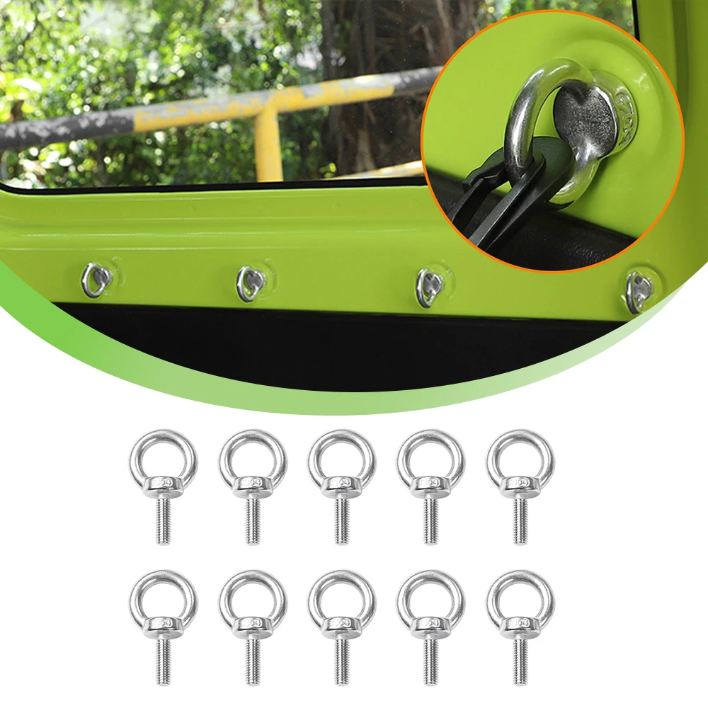 Cargo-Tie-Down-Anchors-Ring-Heavy-Duty-Bolts-Screws-for-Suzuki-Jimny ...