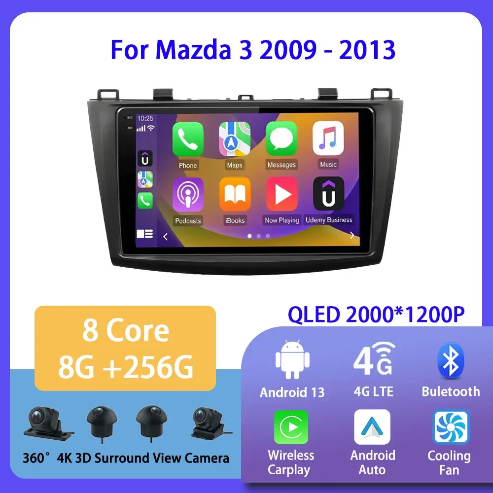 Android-13-Car-Radio-Multimedia-Video-Player-Auto-Carplay-WiFi-Navega-o ...