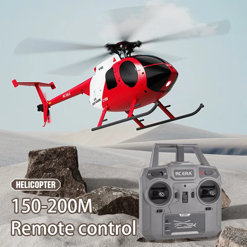 RC Era MD500 Coast Guard Flybarless Twin Brushless Motor RC Helicopter technohobbies