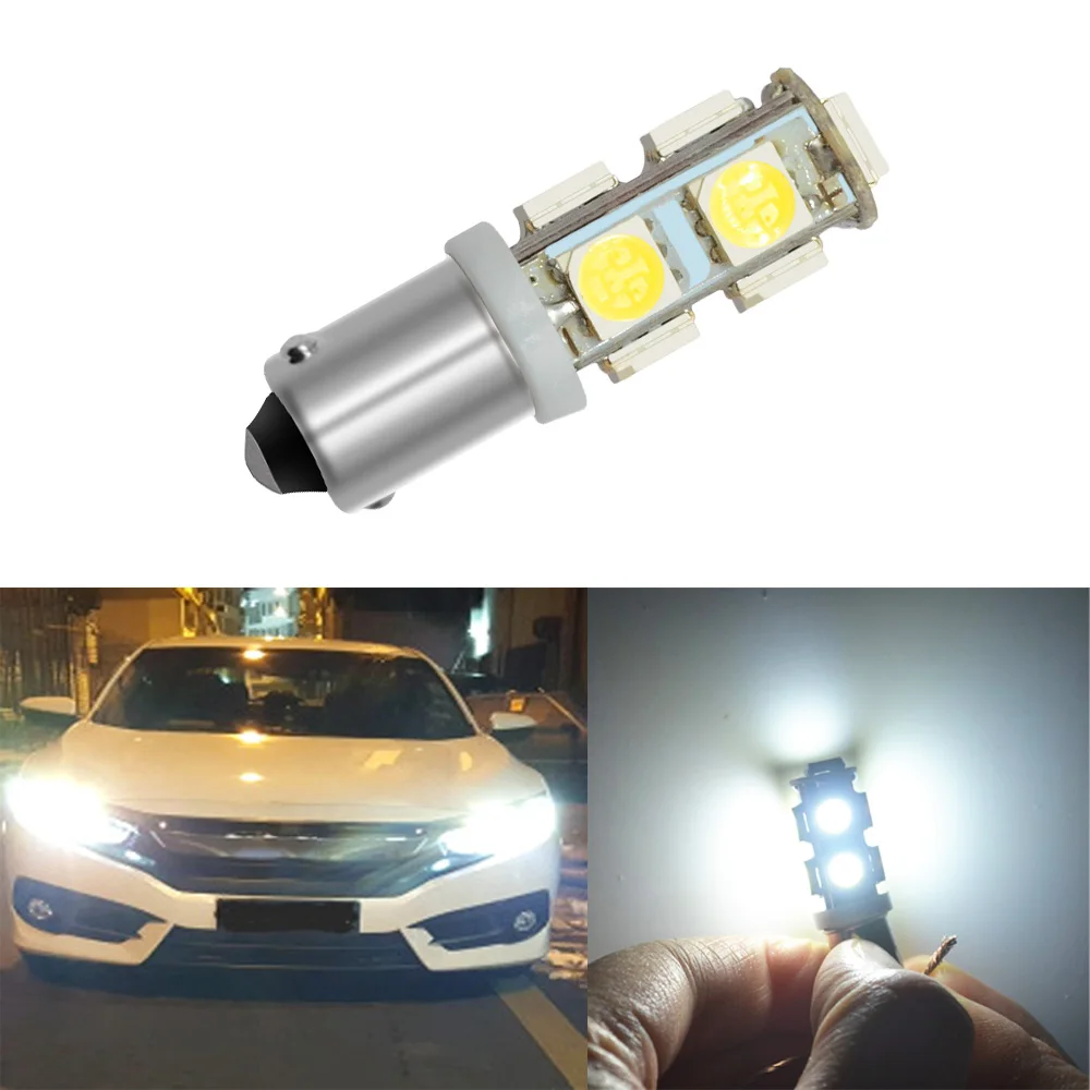 1pcs White Ba9s T4w 9smd 5050 Car Marker Led Interior Reading License ...