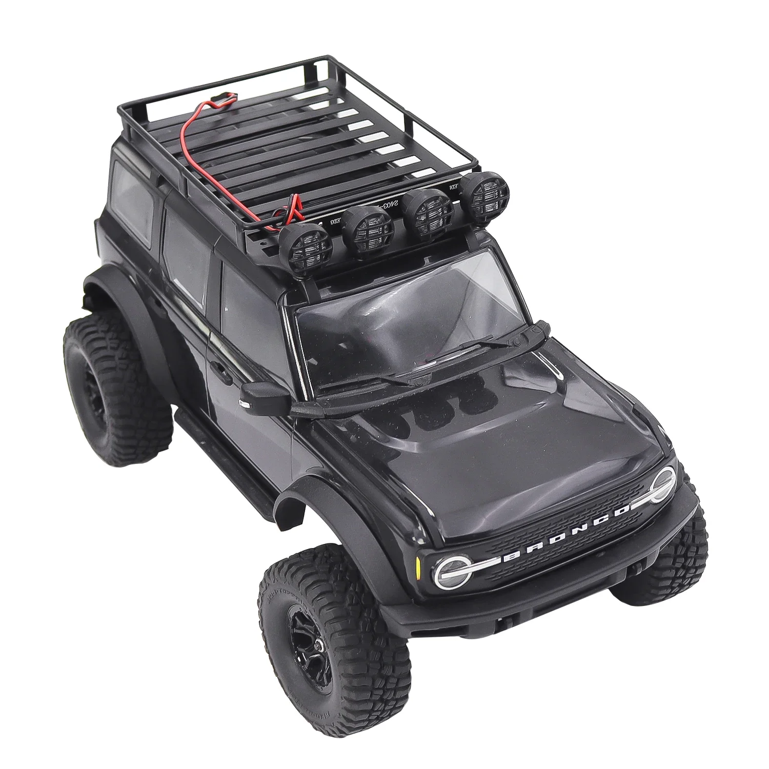 Car Roof Box Dilwe RC Car With LED Lights – For Axial SCX10 1/10 Scale ...
