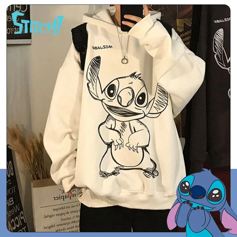 Sudadera-con-capucha-de-dibujos-animados-de-Disney-Stitch-para-hombre-y ...