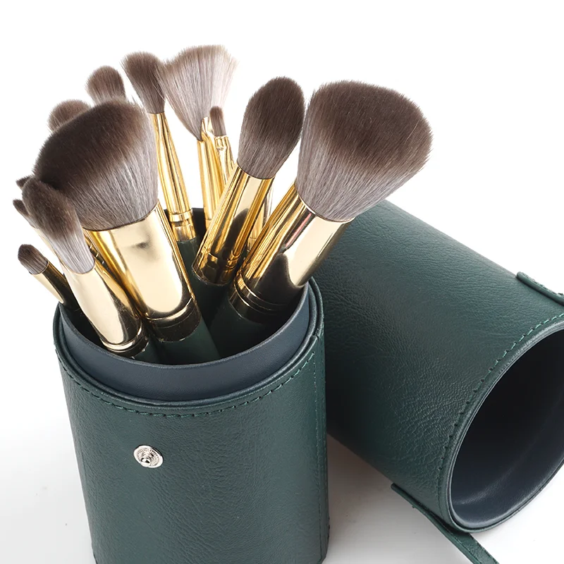 14pcsMakeup Brushes Set Powder Foundation Blush Blending Eye shadow Lip ...