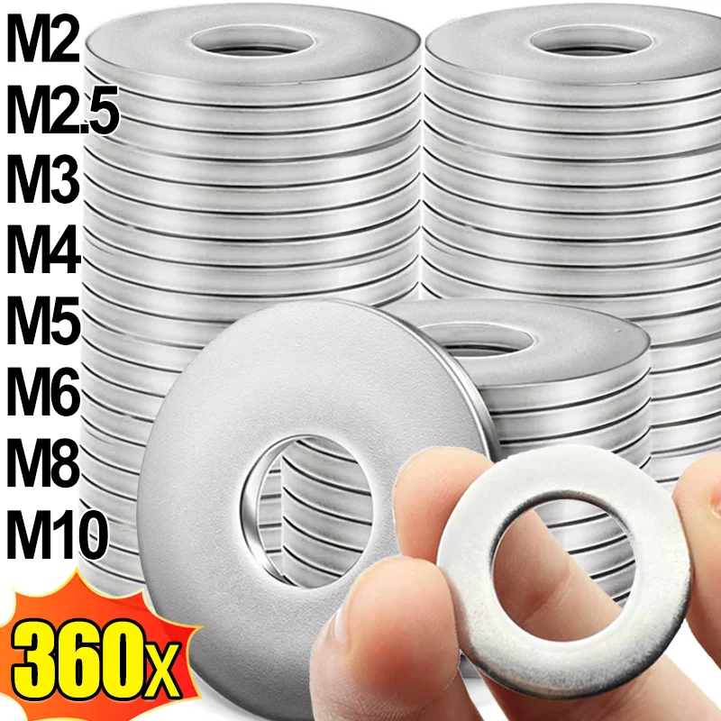 Stainless-Steel-Washer-M2-M2-5-M3-M4-M5-M6-M8-M10-Metal-Flat-Washers ...