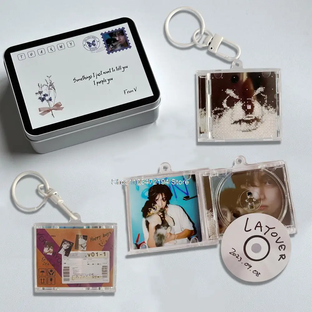 Llavero-acr-lico-NFC-Mini-CD-Kpop-FRIENDS-LAYOVER-Album-GOLDEN-AGUST-D ...